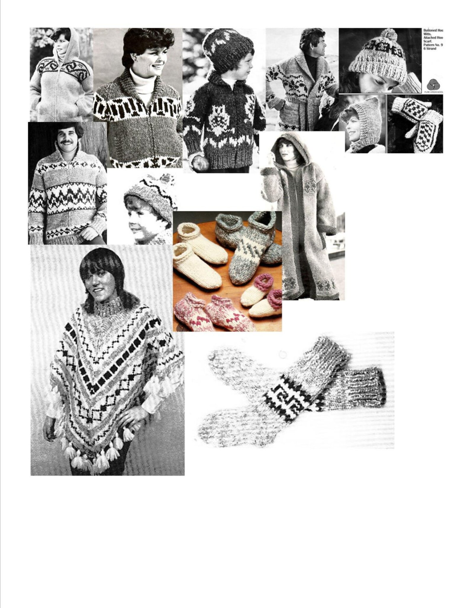 64 White Buffalo, Chinook, Cowichan Indian Sweater,hat Knitting ...