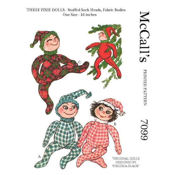 Pixie Doll Pattern - Etsy