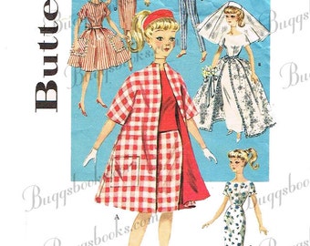 Barbie Doll Sewing Pattern: 6876 - Etsy Canada