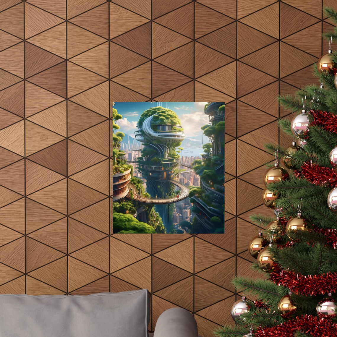 Perfect Utopian Futuristic City Posters 17x20 - Etsy