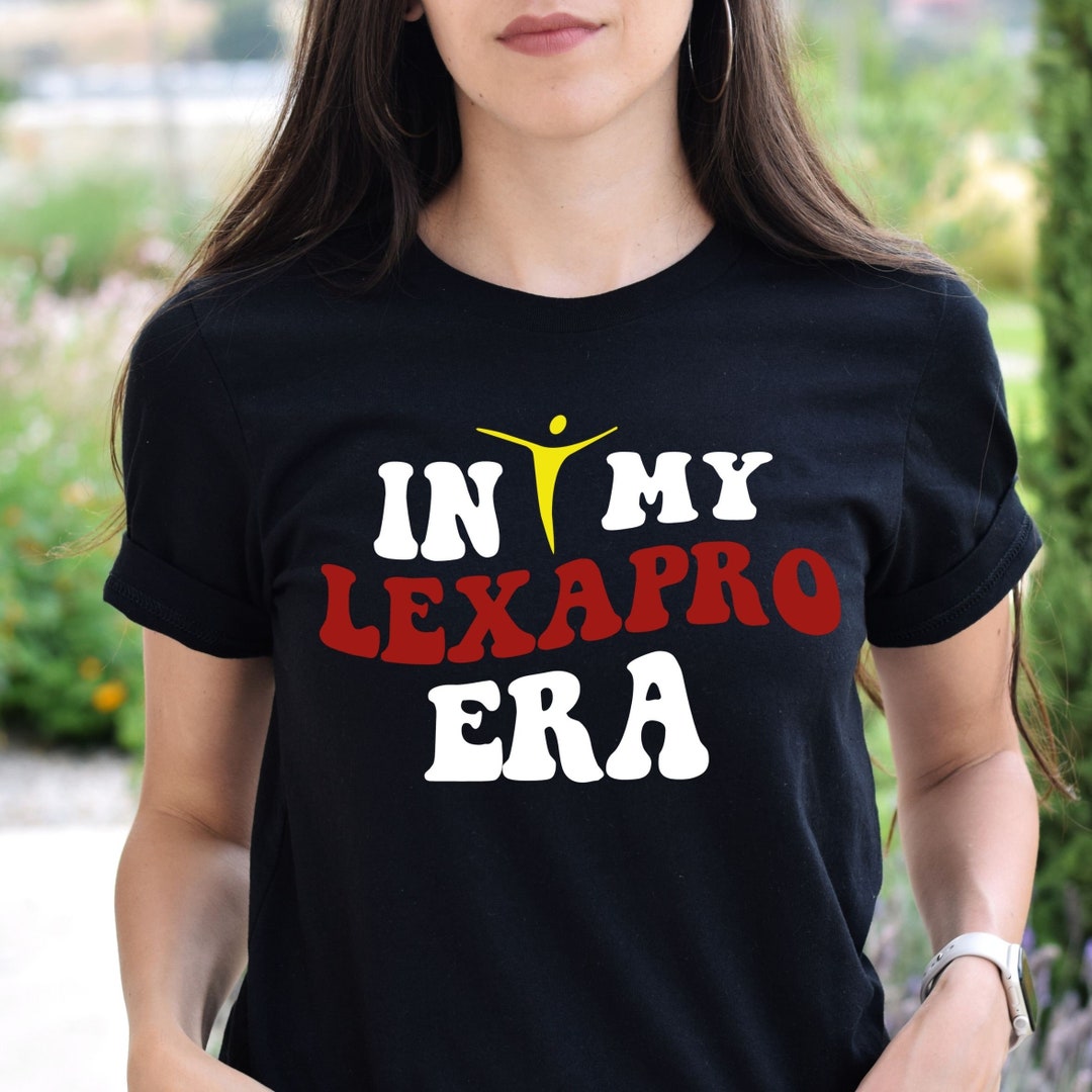 In My Lexapro Era Shirt, Lexapro Escitalopram Oxalate Shirt, Funny ...