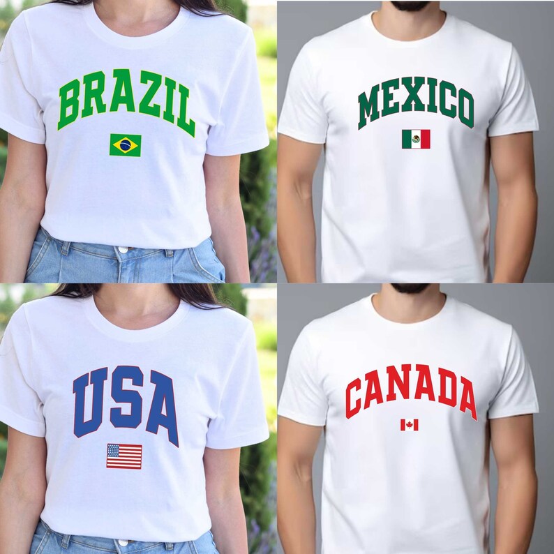 Custom Country Flag Shirt: Copa America 2024 Gift - Etsy