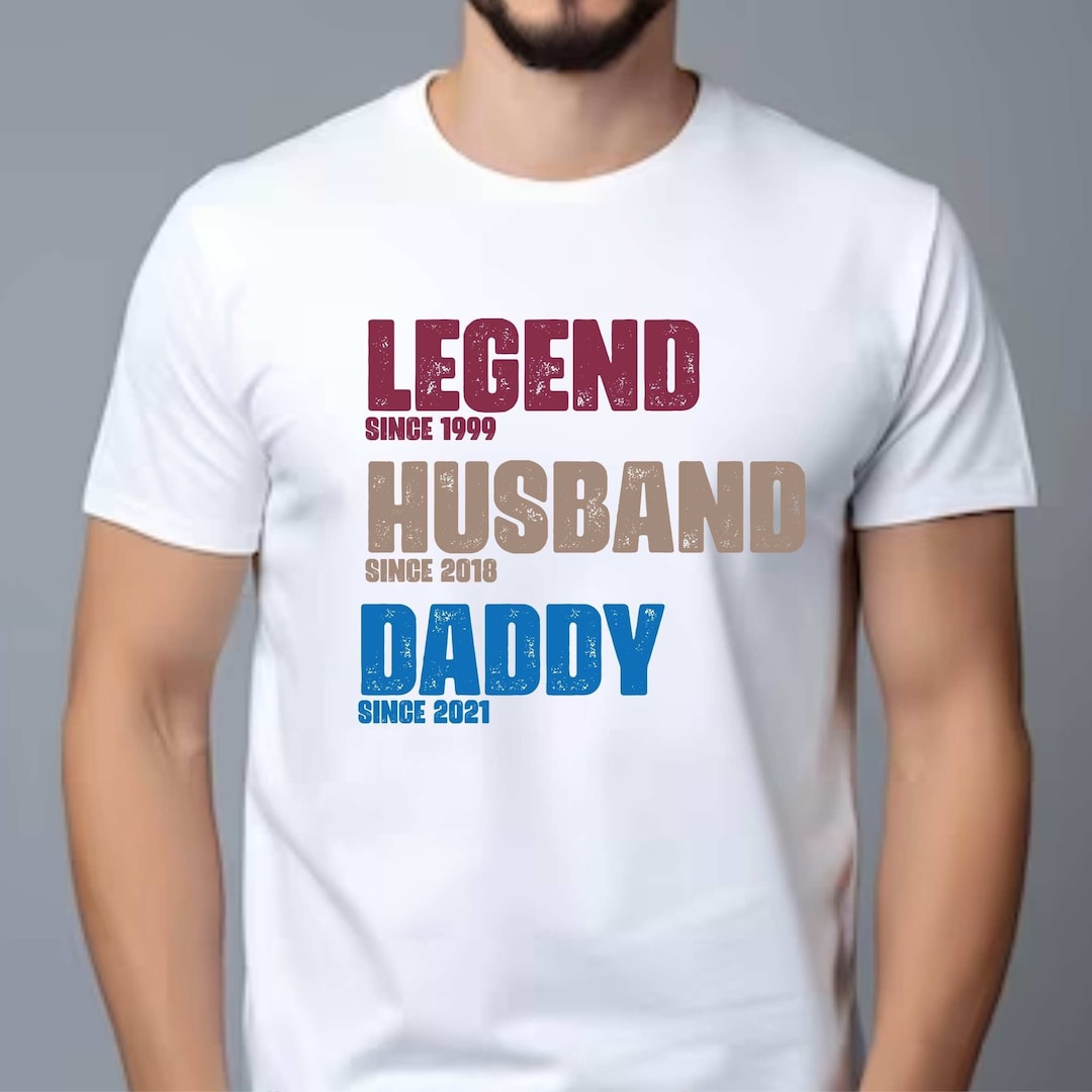 Legend Husband Dad Papa Shirt Personalized Shirt Gift for Dad, Legend ...