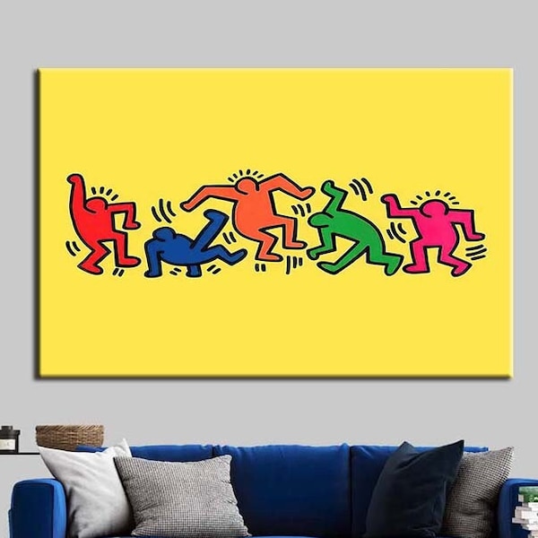 Keith Haring Poster - Etsy