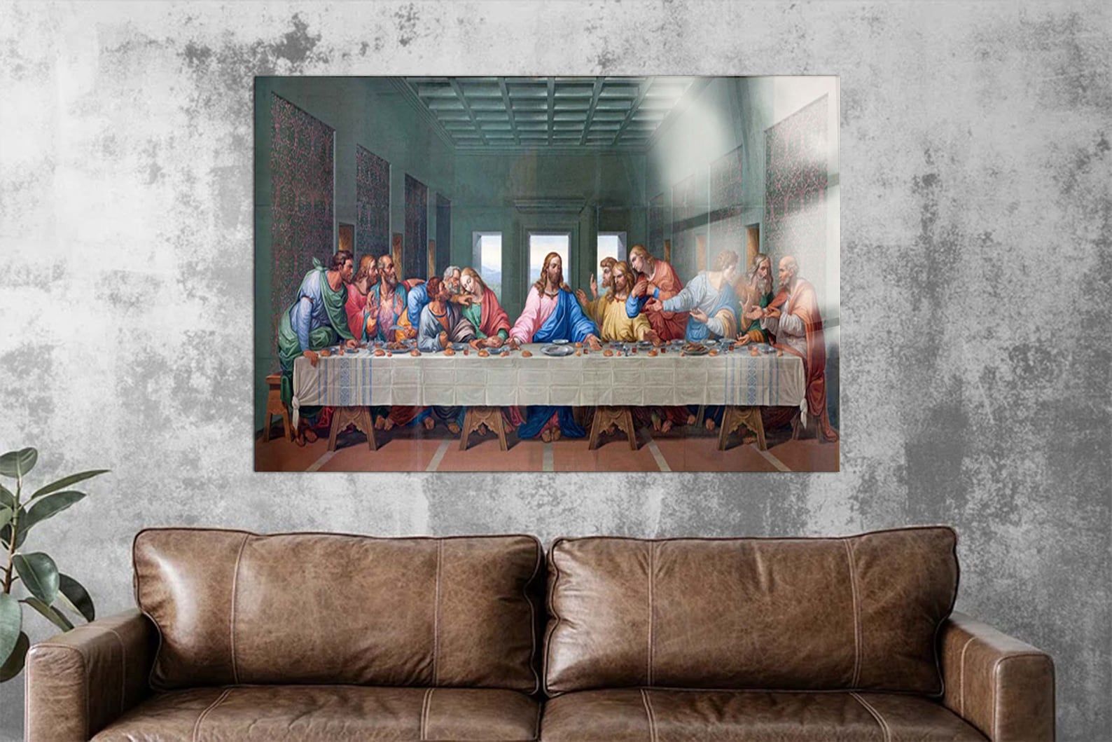 The Last Supper by Leonardo Da Vinci Canvas Art Wall Art for Home ...