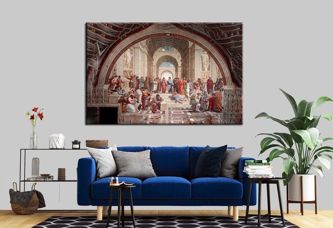 The School of Athens Wall Art, Raphael Canvas, Raffaello Sanzio Print ...