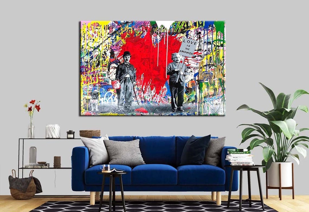 Banksy Color Print,mr. Brainwashing,banksy Street Art,mr.brainwashing ...