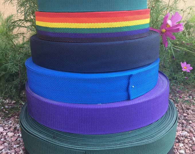 2 Wide Polypropylene Webbing by the Yard 17 Colors to Choose From - Etsy
