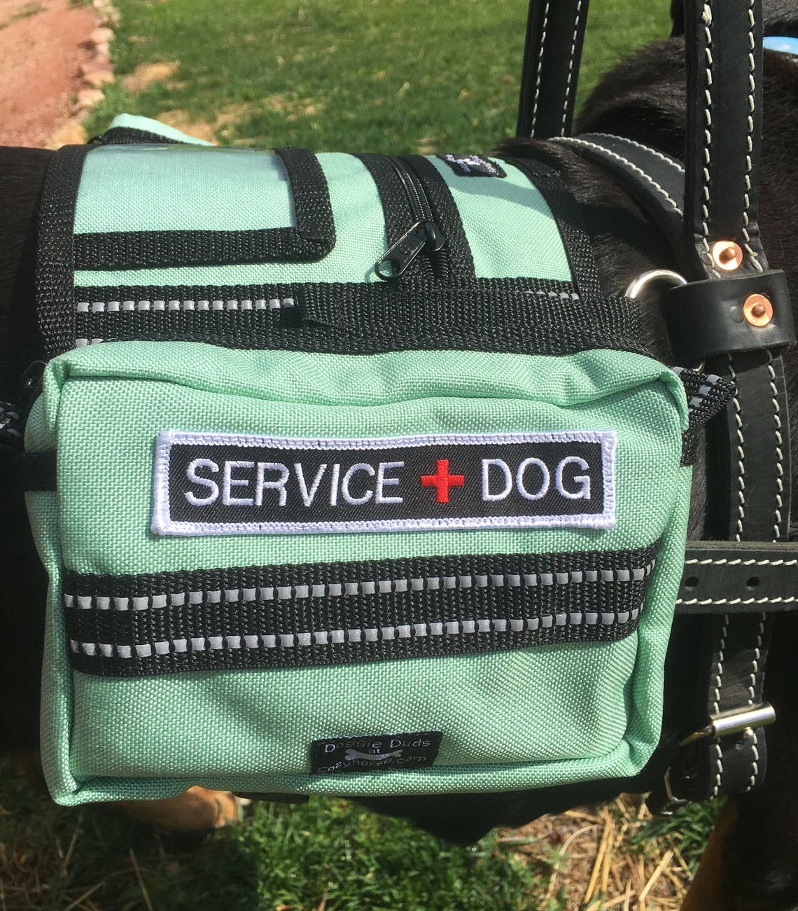 Service Dog Vest That Attaches To Harness Backpack Style Vest Etsy