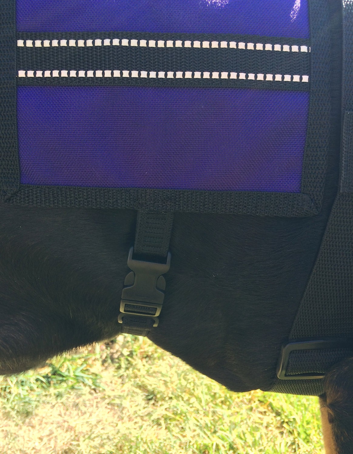 CozyHorse Service Dog Cape/Vest for mobility Harness PURPLE | Etsy