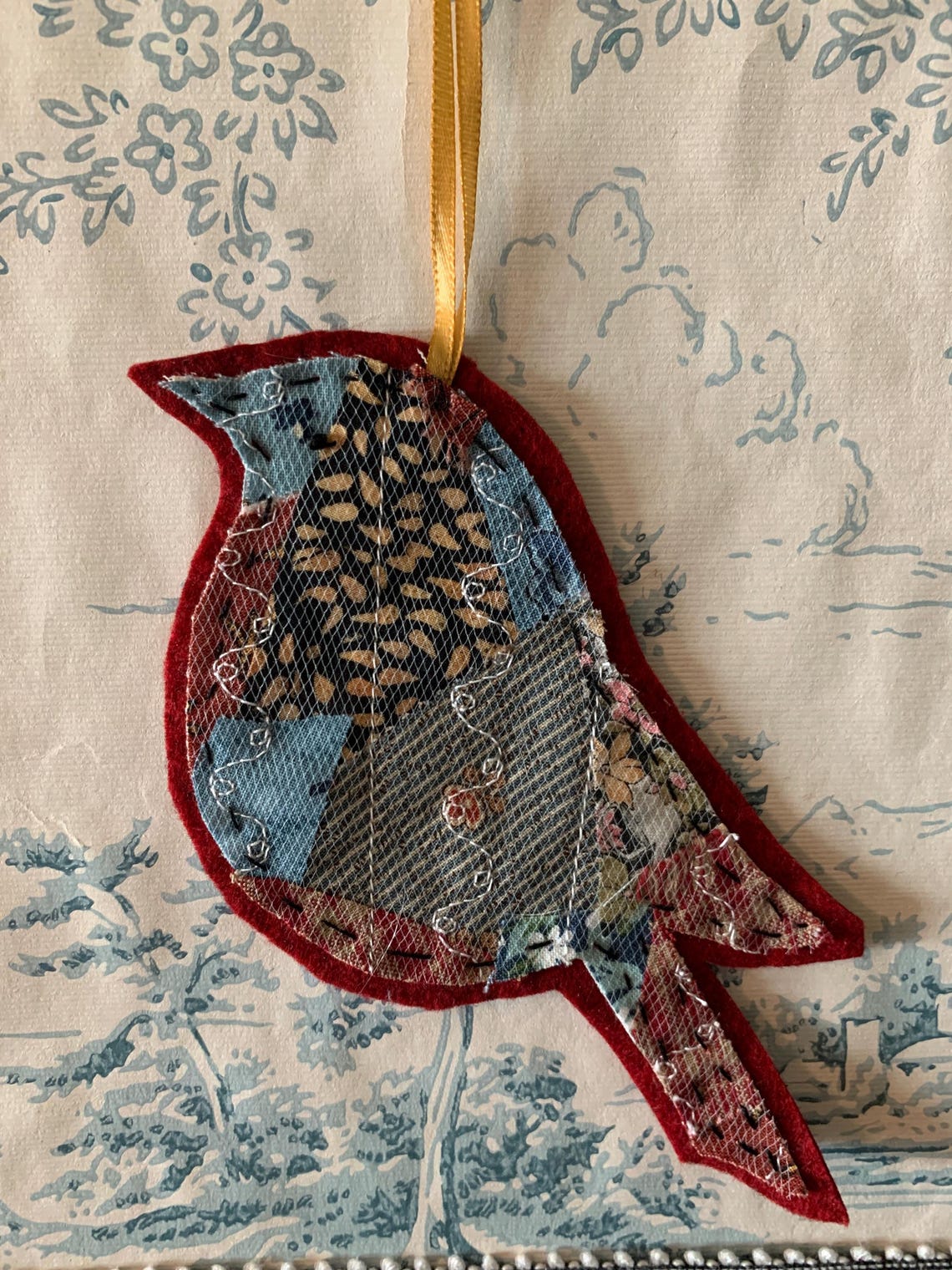 PDF Pattern for Scrappy Bird Christmas Ornaments - Etsy