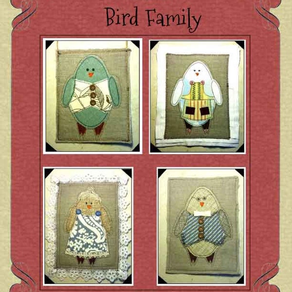 Bird Applique Pattern - Etsy