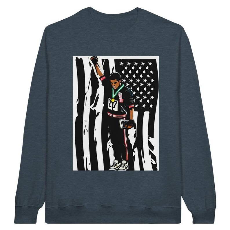 1968 Olympics Protest, Black History Tee, Stand for Justice, Black Fist ...