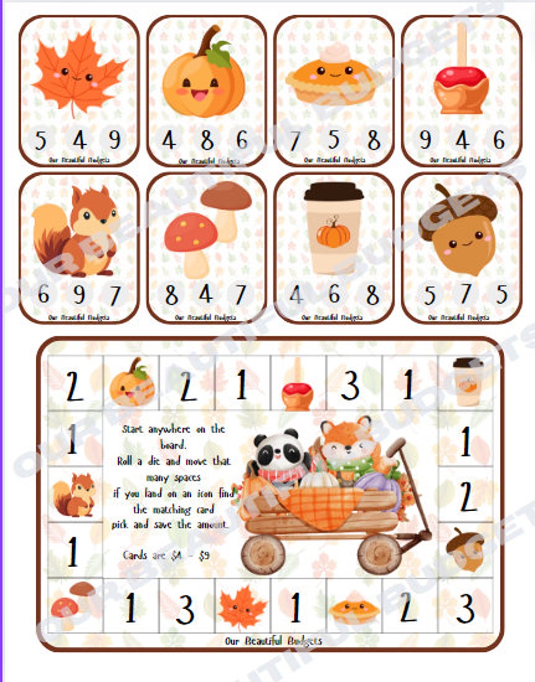 Digital Download Fall Game - Etsy