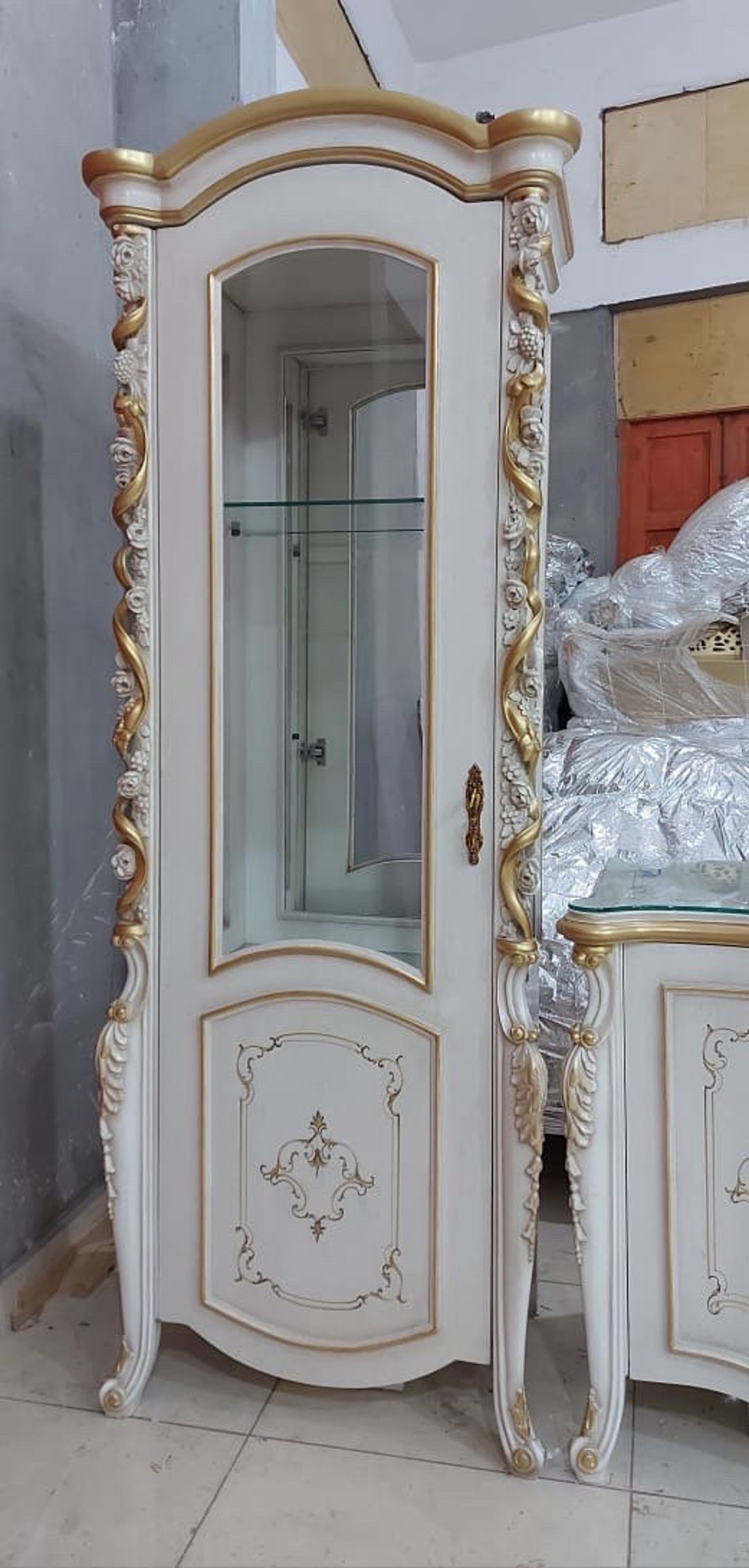 Two Classic Royal Display Cabinet and a Classic Royal Console Table ...