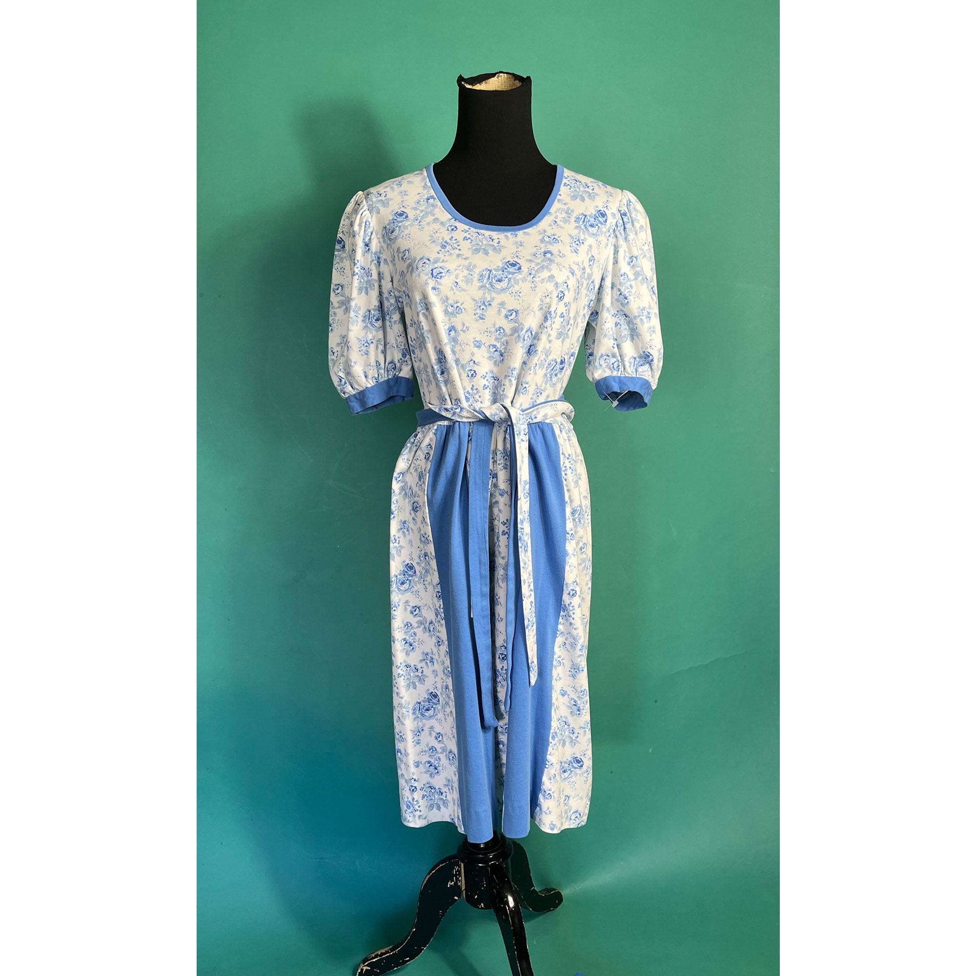 Vintage 1990s 90s Blue Rose Princess Sleeve Pleated Heidi - Etsy