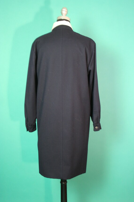 Vintage 1980s 80s Jaeger Asymmetrical Flap Button Up … - Gem