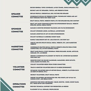 Event Planning Guide, Printable Corporate Event Planner, Editable ...