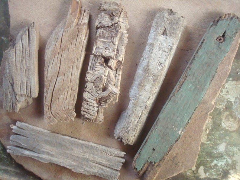 6 Aged Desert Lumber Wood Lengths ~ Craft Sculpture Decor Supply - Etsy