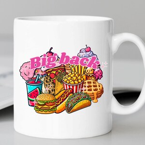 Big Back PNG, Trendy PNG, Big Back Activity Preppy Retro Gen Z Humor ...
