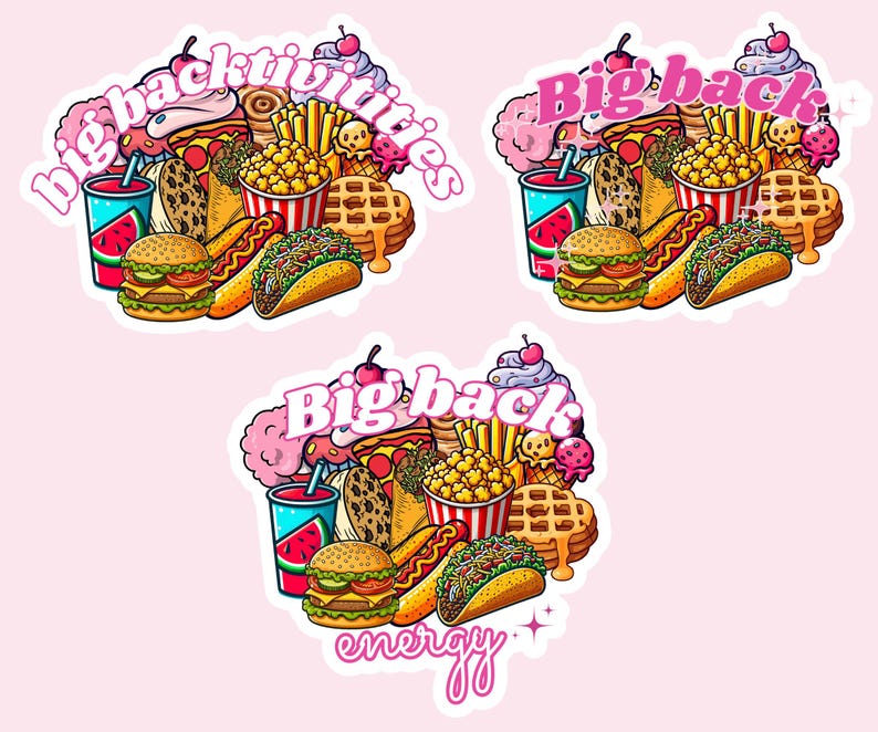 Big Back PNG, Trendy PNG, Big Back Activity Preppy Retro Gen Z Humor ...