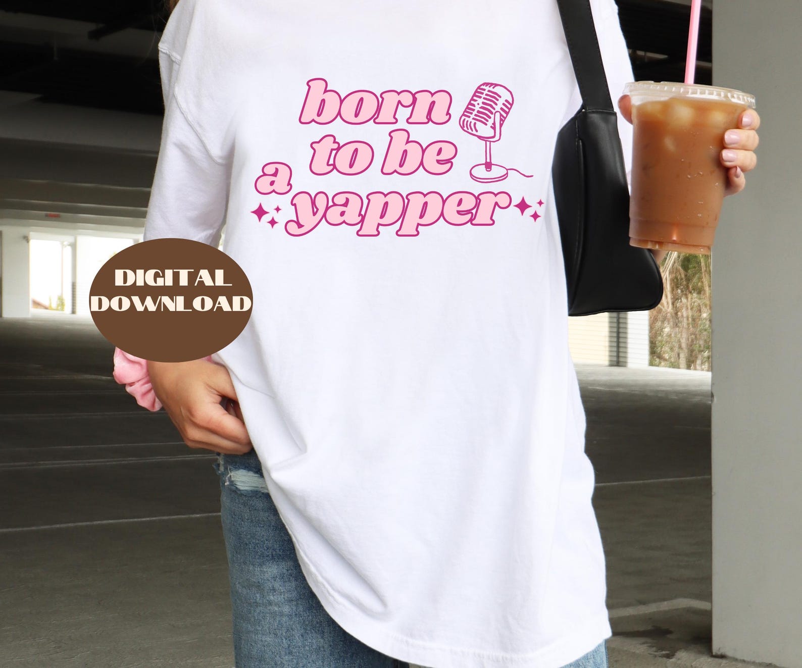 Born to Be A Yapper PNG, Trendy PNG, Popular PNG, Girly Girl Png, Just ...