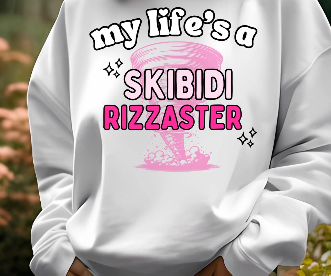 My Life's a Skibidi Rizzaster PNG, Trending Png, Skibidi Rizz Funny Gen ...