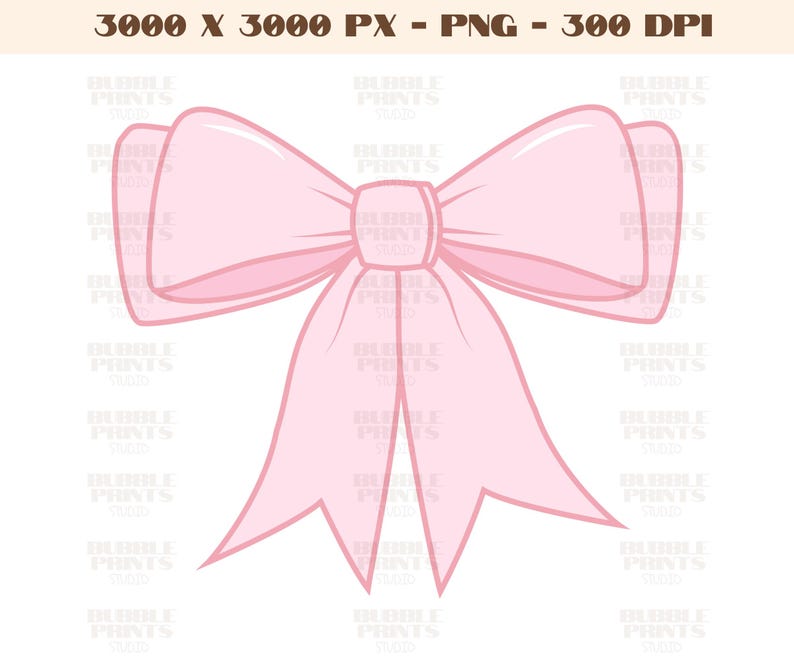 Coquette Pink Bow Png, Bow Png, Pink Bow Sublimation, Ribbon Bow Png ...