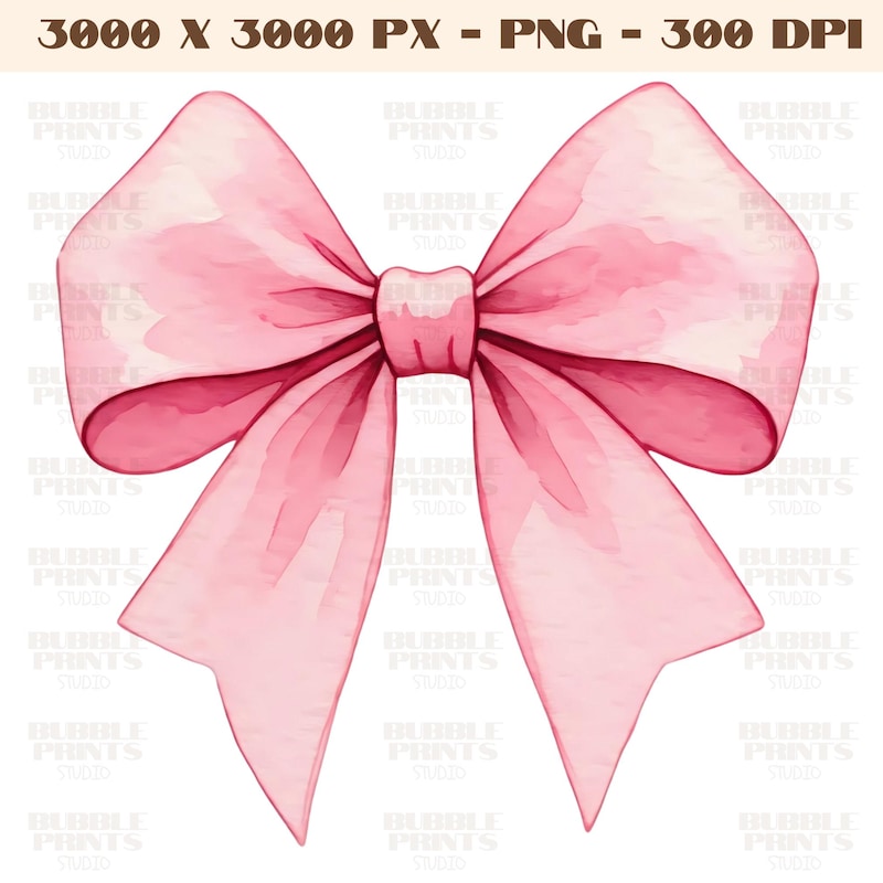 Coquette Pink Bow - Etsy