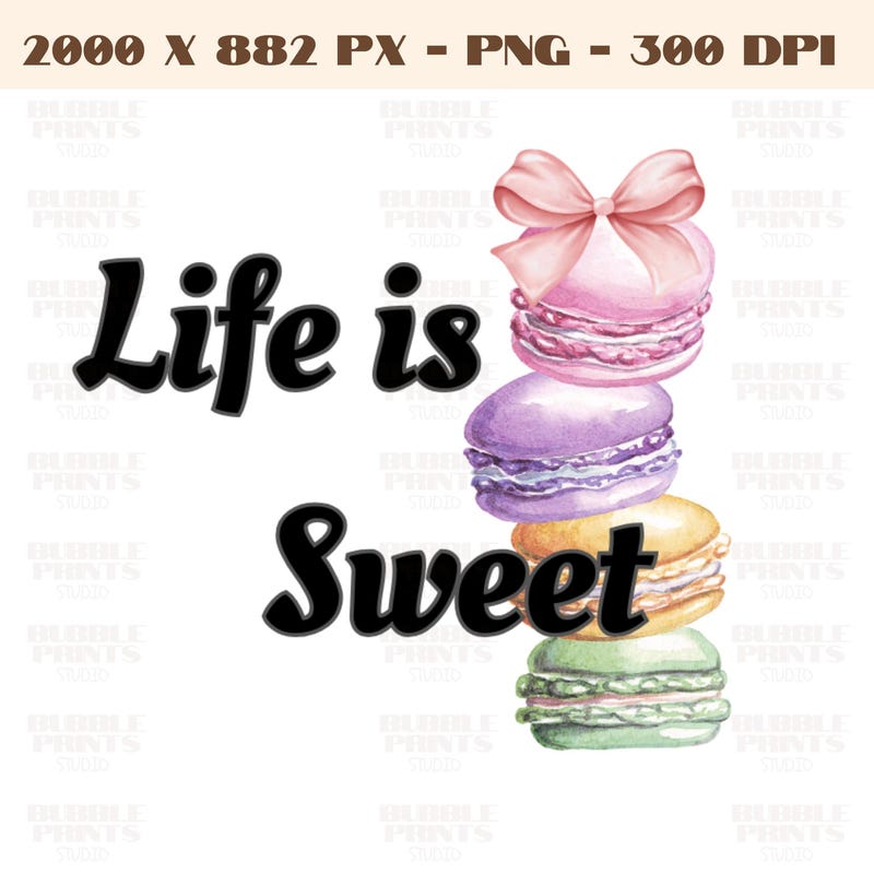 Macaron Quote - Etsy