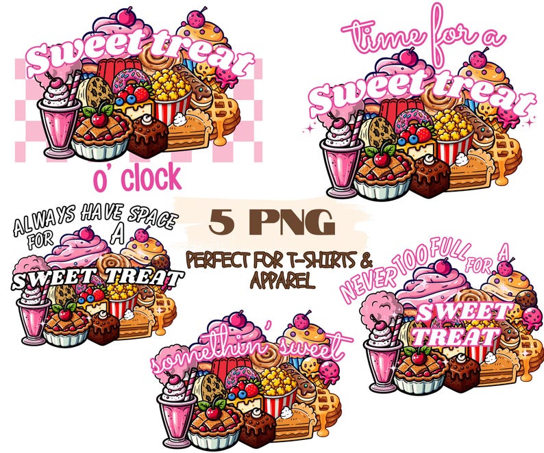 Sweet Treat PNG, Trendy PNG, Big Back Activity Preppy Retro Gen Z Humor ...