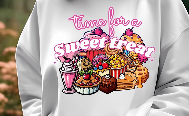 Sweet Treat PNG, Trendy PNG, Big Back Activity Preppy Retro Gen Z Humor ...