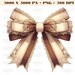 Beige Brown Lace Bow Png, Rustic Vintage Bows Design, Printable ...