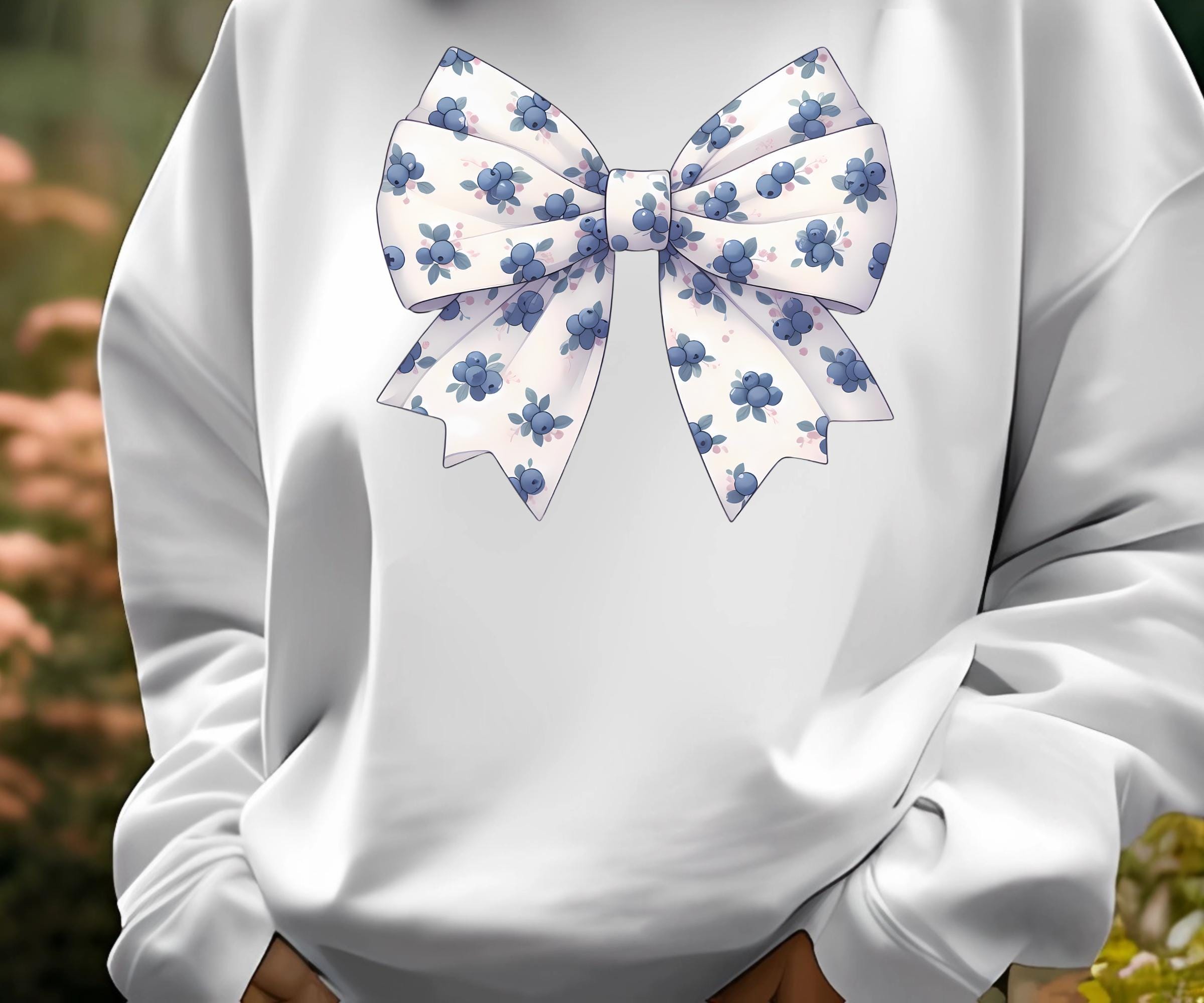 Lucious Blueberry Bow PNG, Blueberry Ribbon Digital Download, Clipart ...