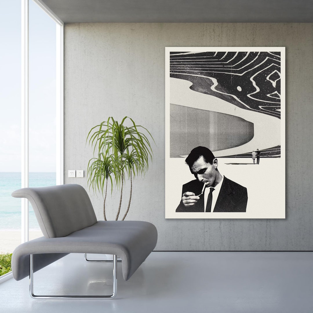 Twilight Zone Poster Rod Serling 20x28 Lithograph Art Print Black