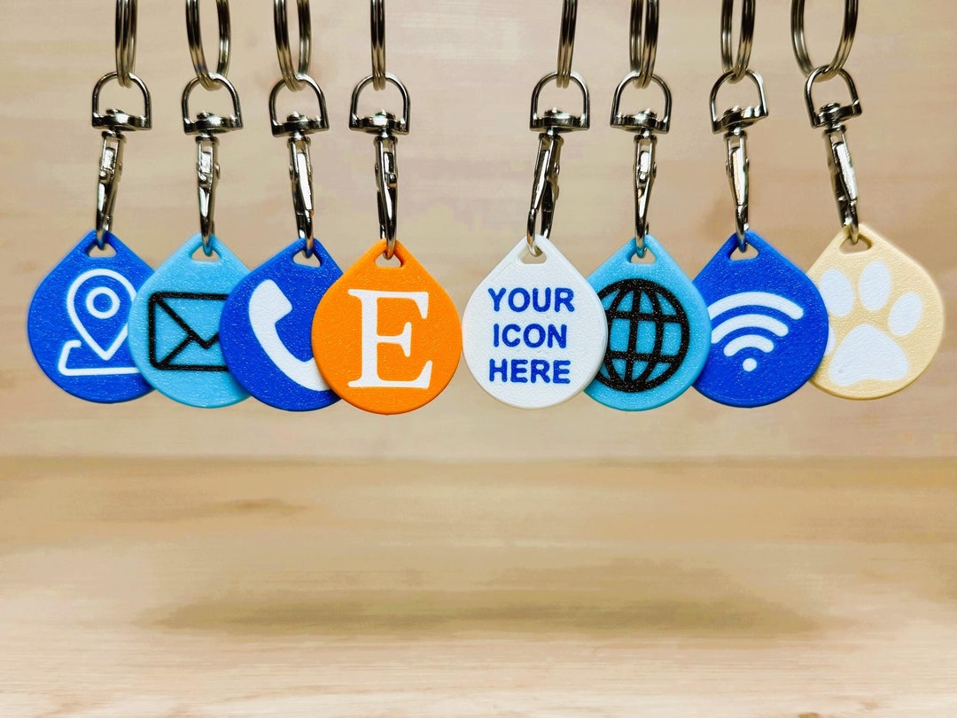 NFC Keychain - Customizable, Social, Music Tags - Tap and Scan Ready - Etsy