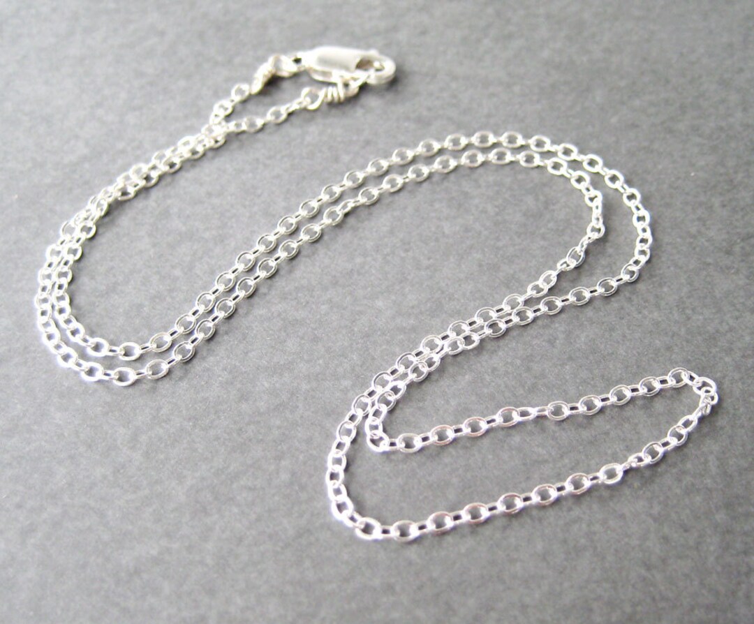 18 Inch Sterling Silver Chain, .925 Sterling Silver Chain Necklace ...