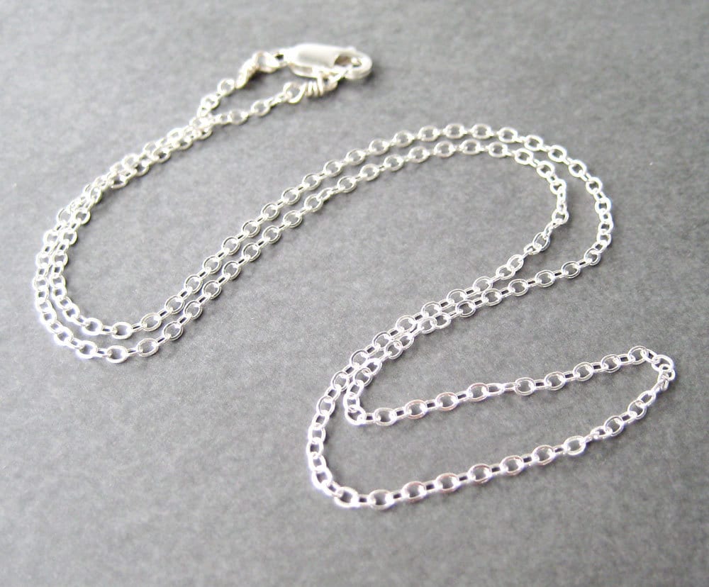 18 inch Sterling Silver Chain .925 Sterling Silver Chain | Etsy