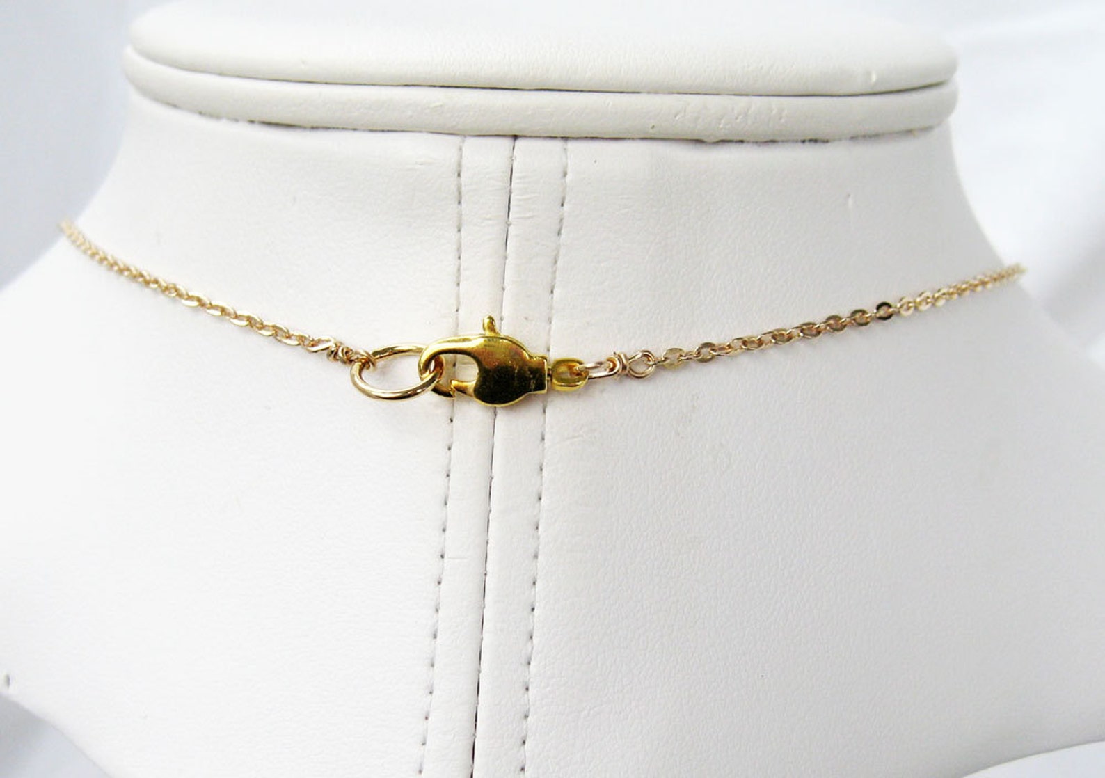 18 Inch Gold Plated Chain Necklace Modern Flat Cable Chain | Etsy