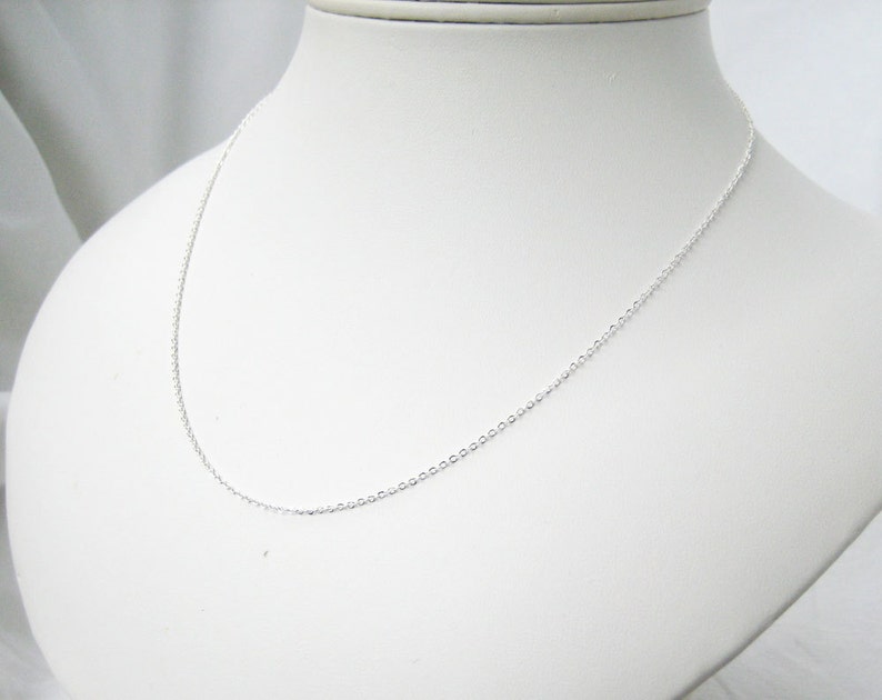 18 Inch Sterling Silver Chain Necklace .925 Sterling Silver | Etsy