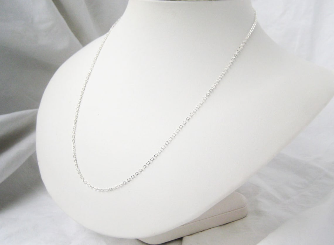 20 Inch Sterling Silver Chain Necklace .925 Sterling Silver - Etsy