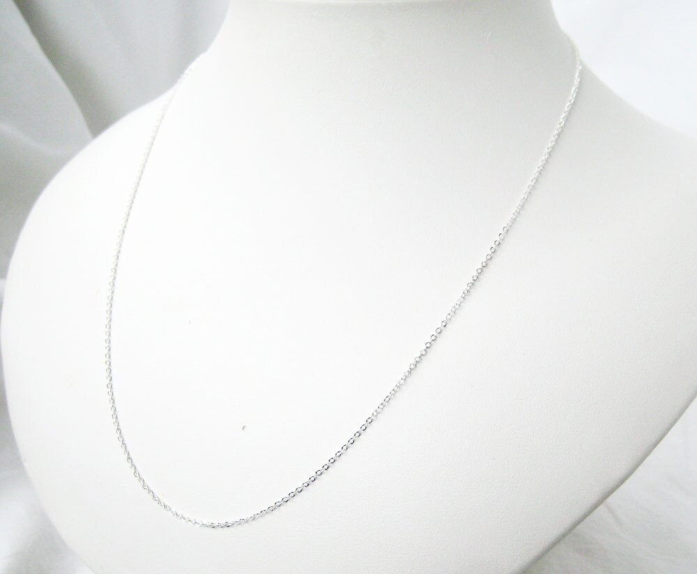 20 Inch Sterling Silver Chain Necklace Fine Gauge Chain .925 - Etsy