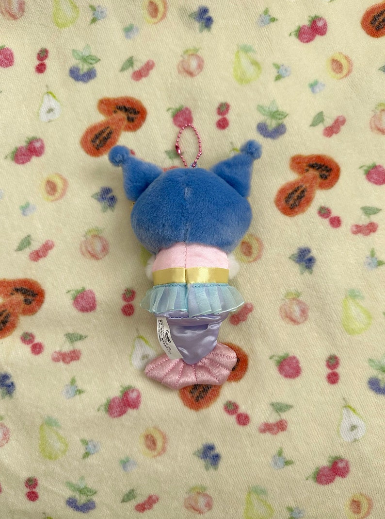 Sanrio Kuromi Mermaid Plushie Keychain Plush Kawaii - Etsy