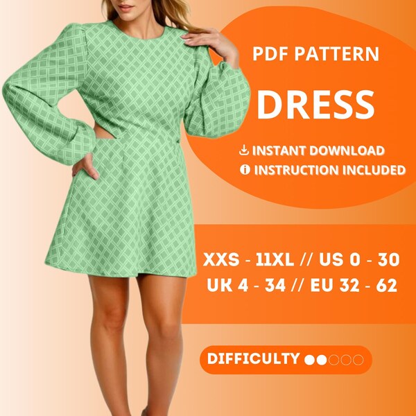 Goddess Dress Pattern - Etsy