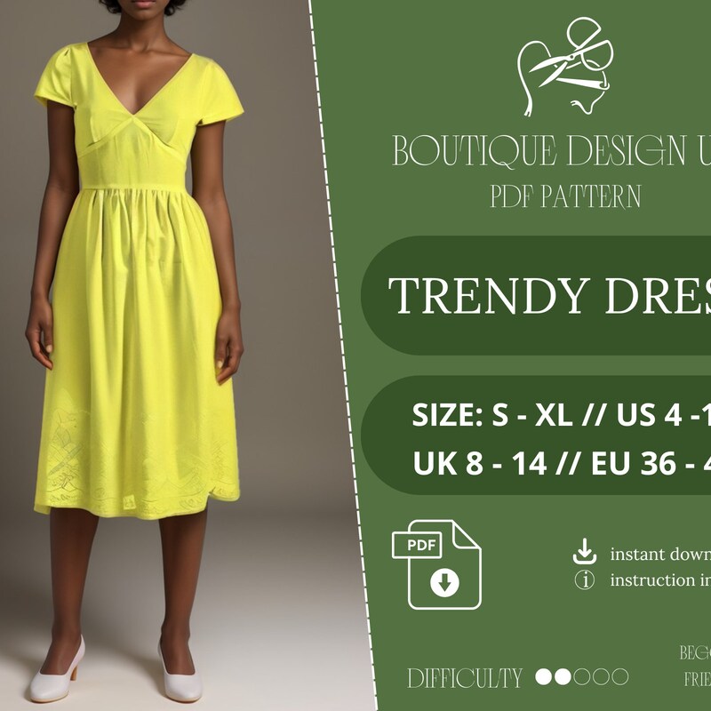 Goddess Dress Pattern - Etsy