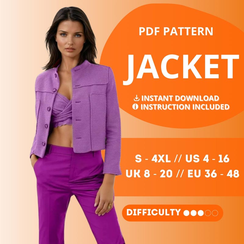 High Collar Jacket - Etsy