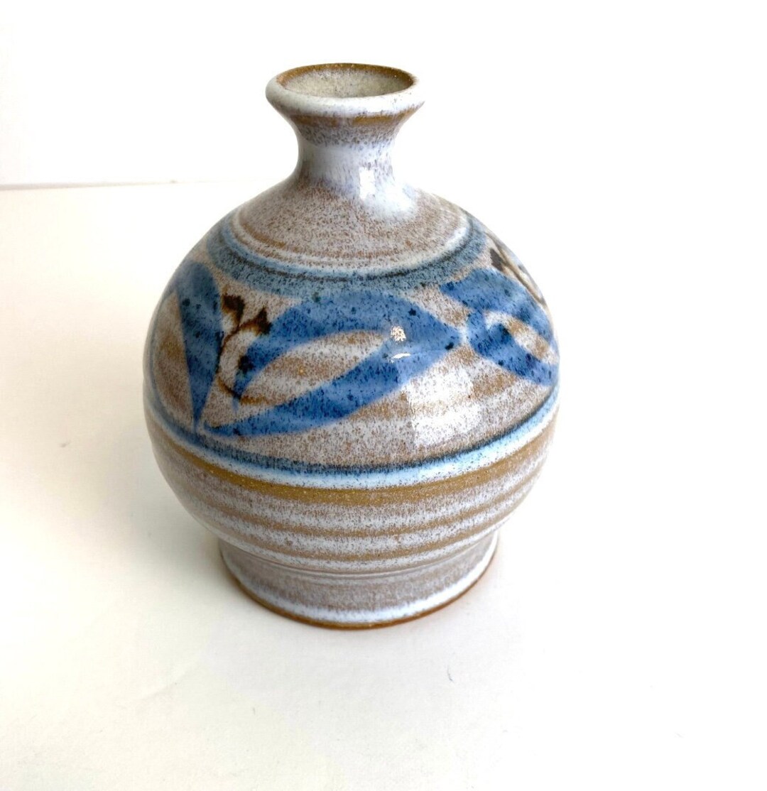 Suzanne Kent Studio Art Pottery Flower Bud Vase 4.75 - Etsy