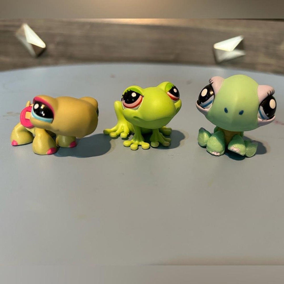 Littlest Pet Shop Turtle/frog Bundle 1311 898 1388 - Etsy