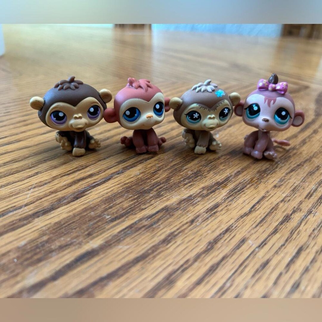 Littlest Pet Shop Monkeys 359, 351, 784, 1422 - Etsy