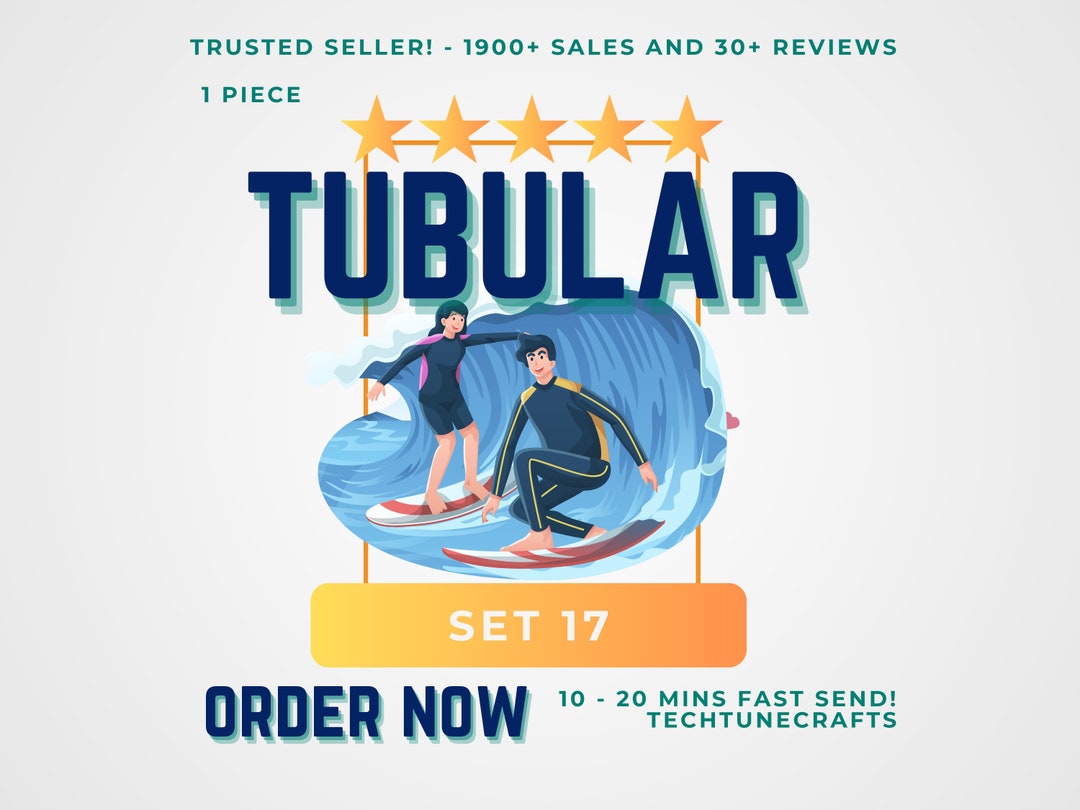 Tubular 5S Digital Sticker - Etsy